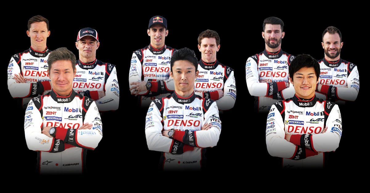 DRIVER LINE-UP ADJUSTMENT TOYOTA GAZOO Racing | WEC | 2017 | PRESS ...