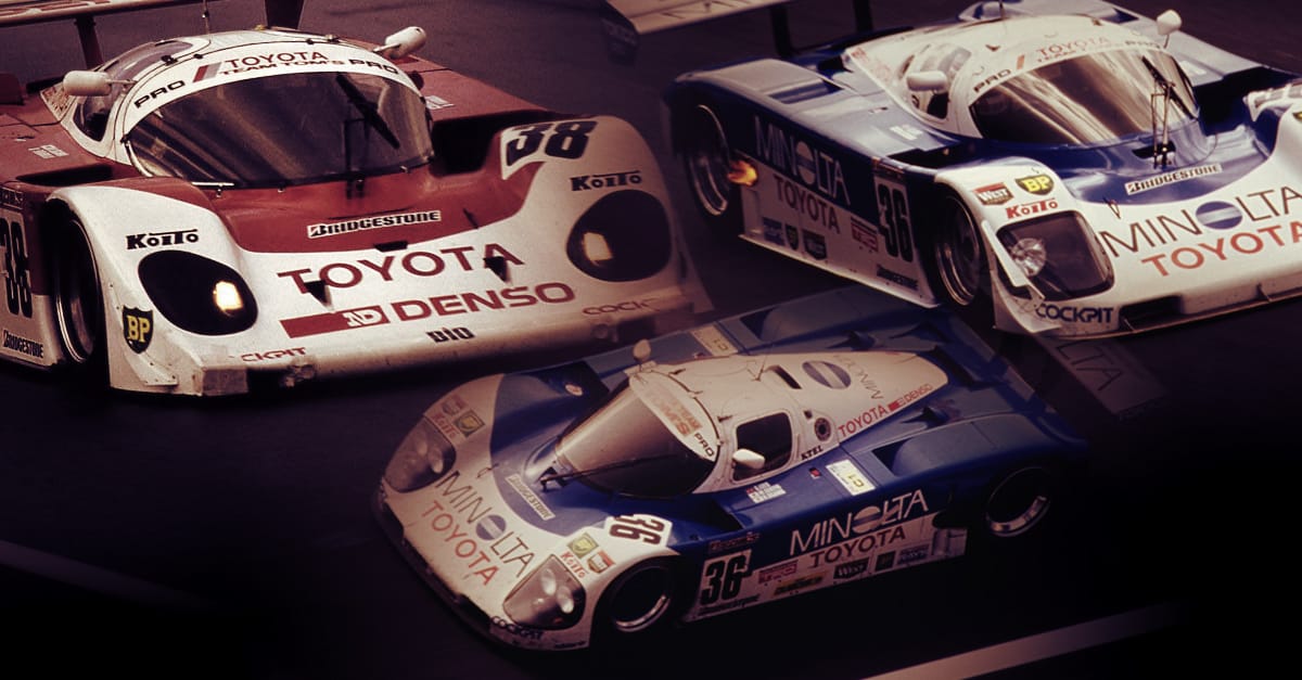 1989-1990 A Group C car is developed and gets best result yet of 6th ...