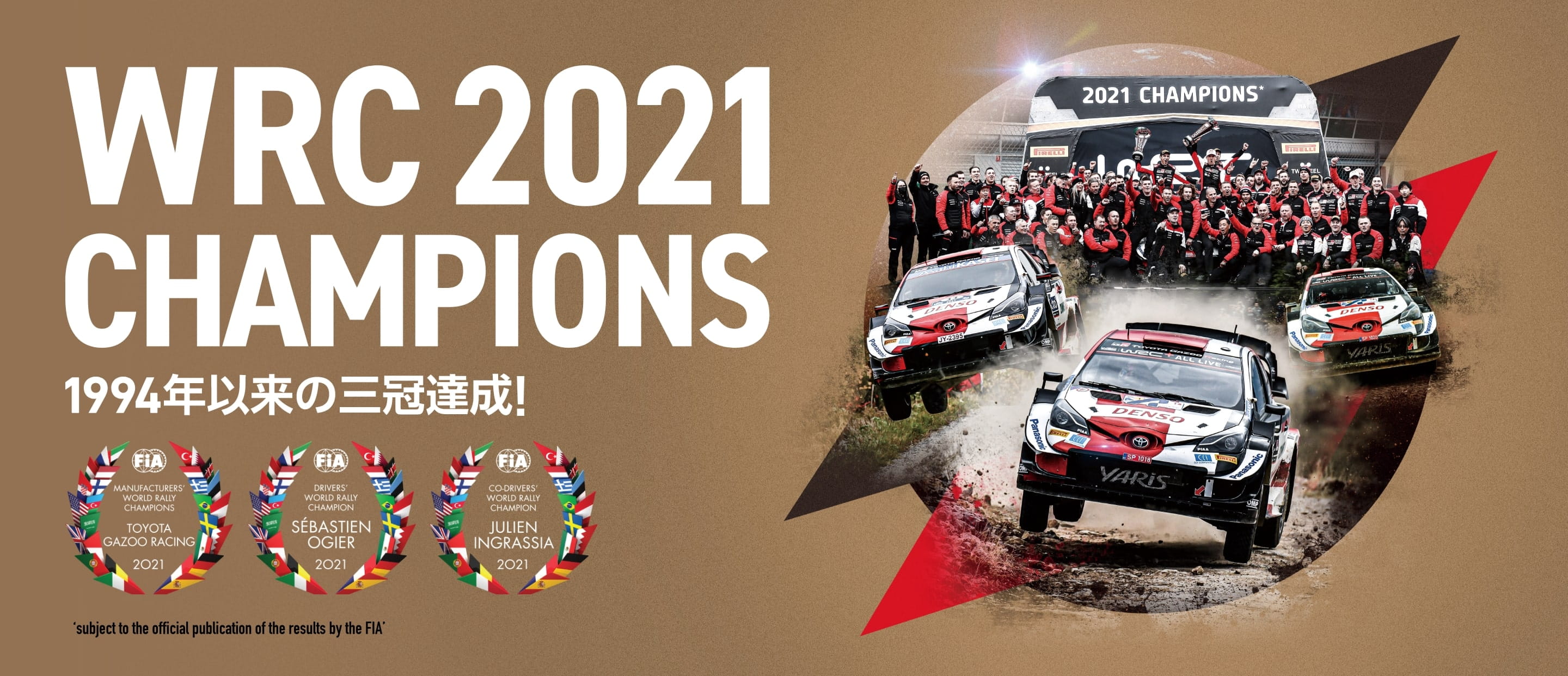 FIA World Rally Championship 2021優勝 | GR | TOYOTA GAZOO Racing